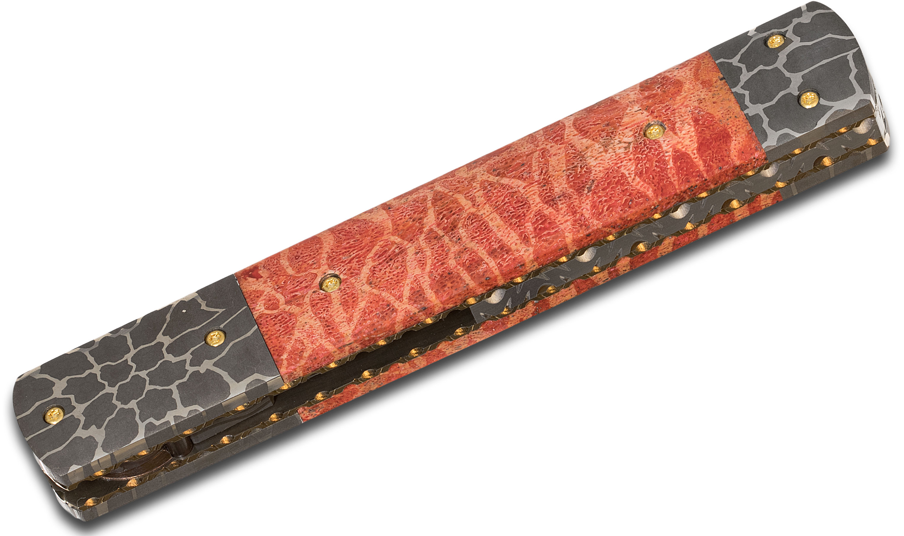 David Steier Custom Model 8 Folding Knife 3.5" Norris Hornets Nest ...