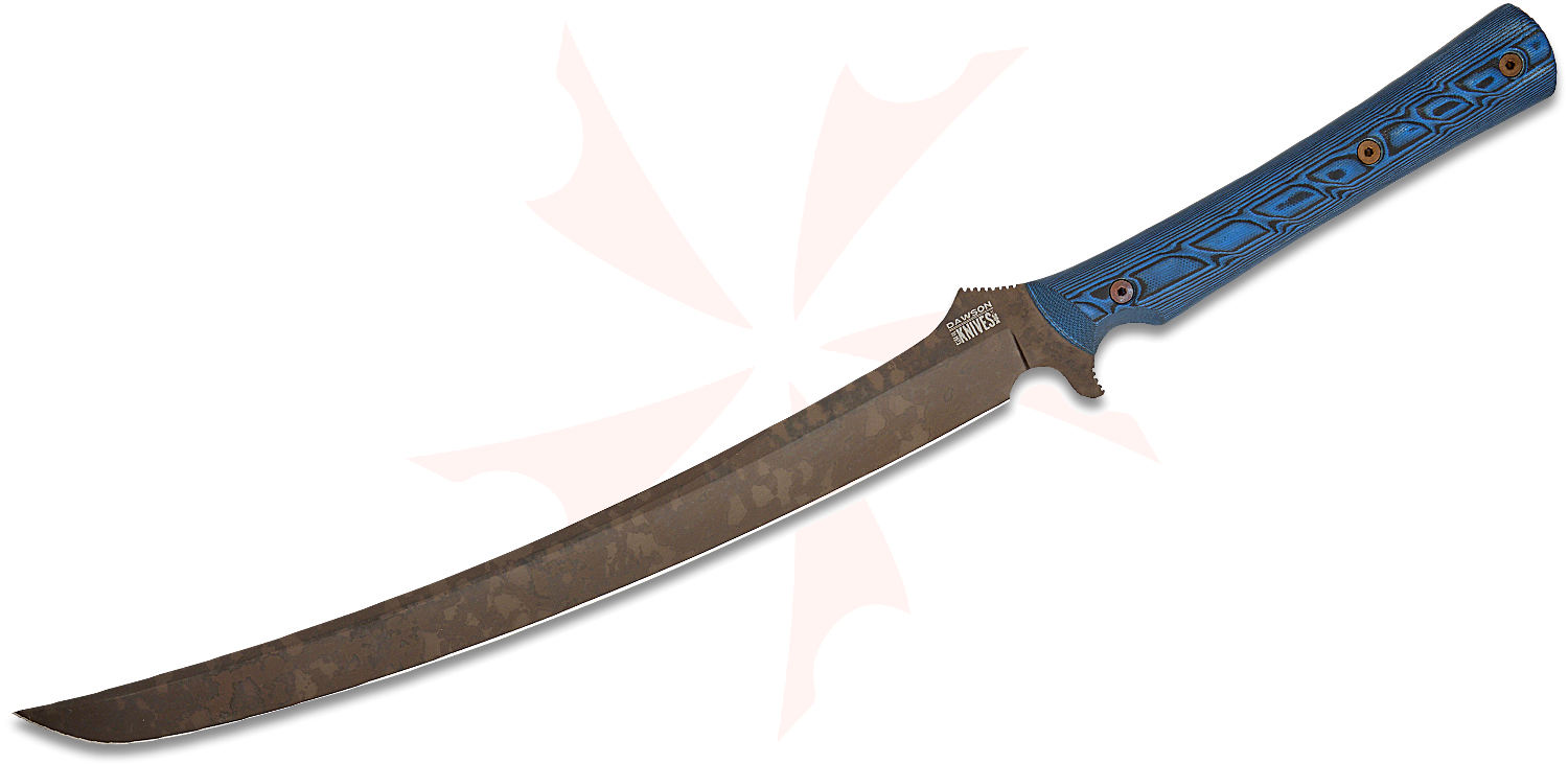 Dawson Knives Relentless Sword 14" CPM-MagnaCut Scorched Earth Blade ...