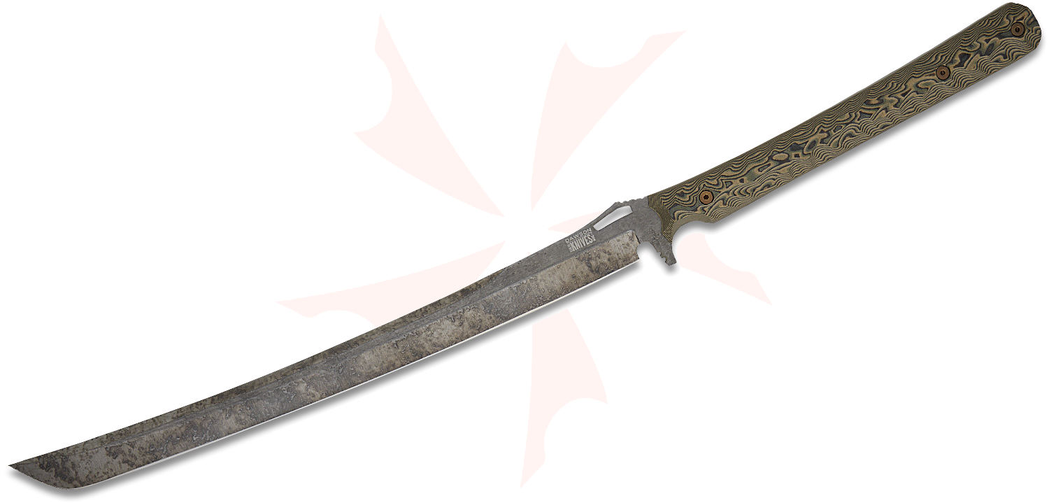 Dawson Knives Armageddon Survival Sword 16" CPM-MagnaCut Monsoon Blade ...