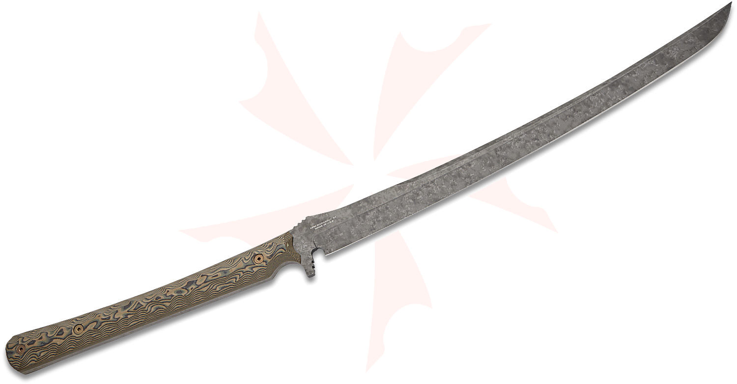 Dawson Knives Many Waters Sword 16" CPM-MagnaCut Monsoon Blade, Ultrex ...