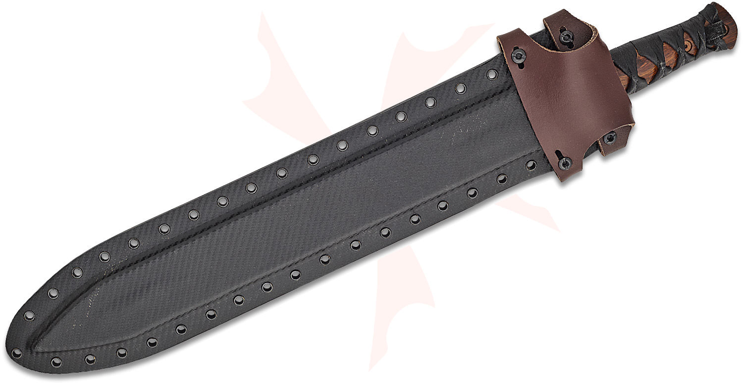 Dawson Knives Custom Praetorian Sword 16" CPM-3V Scorched Earth Double ...