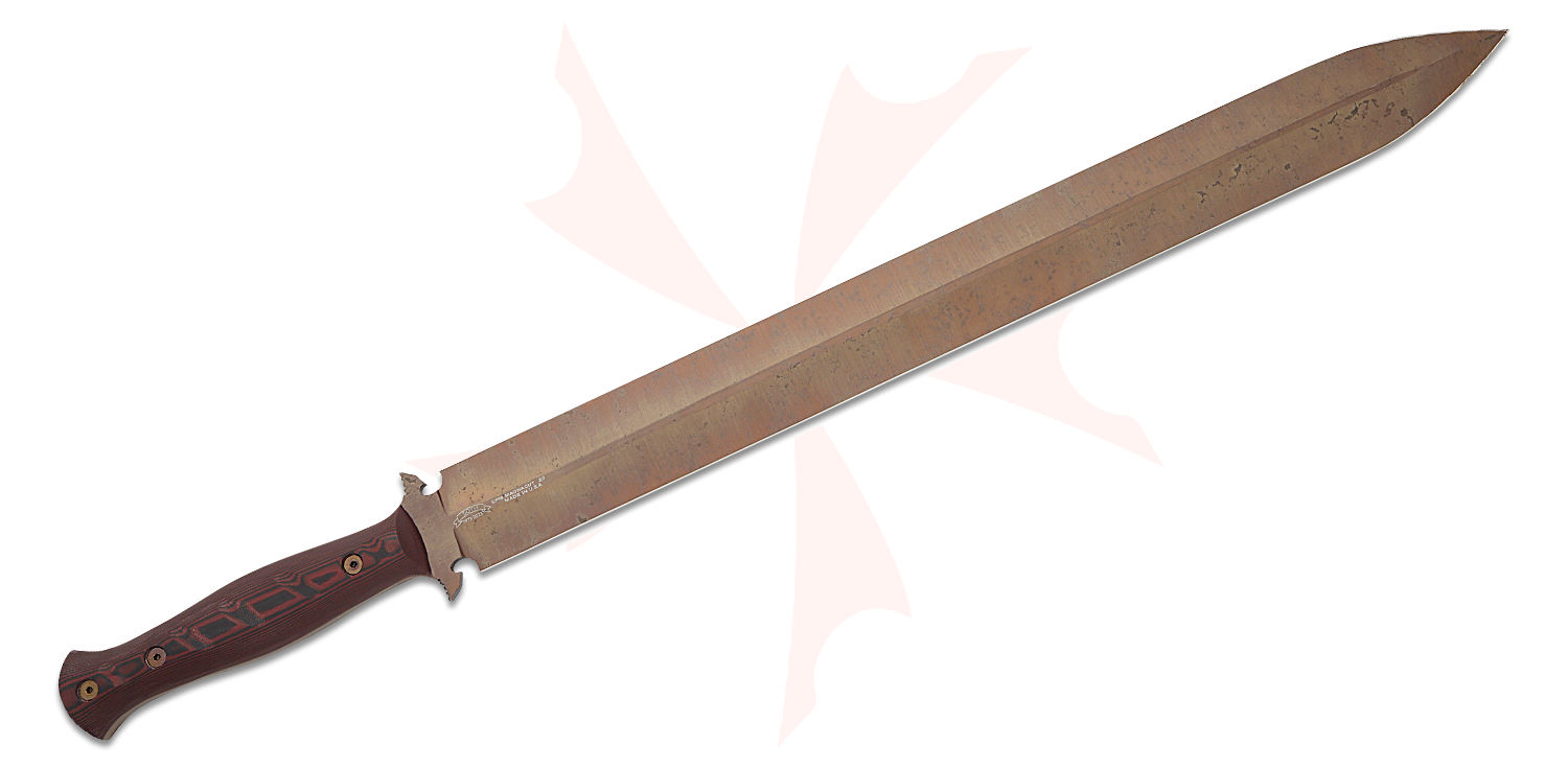 Dawson Knives Custom Praetorian Sword 19" CPM-MagnaCut Arizona Copper ...