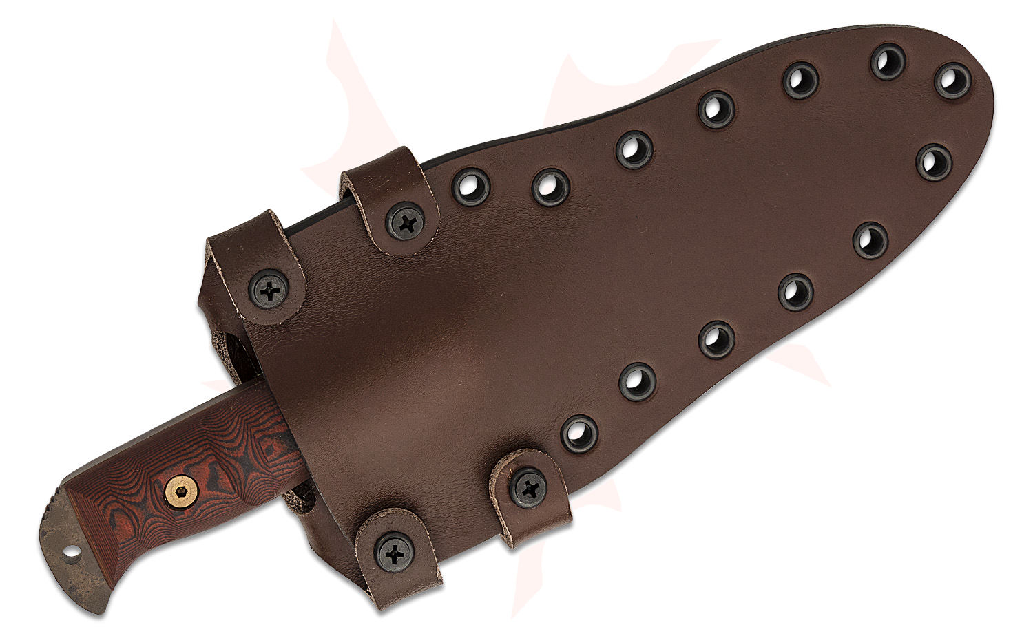 Dawson Knives Chief Fixed Blade Knife 5.25" CPM-MagnaCut Scorched Earth ...