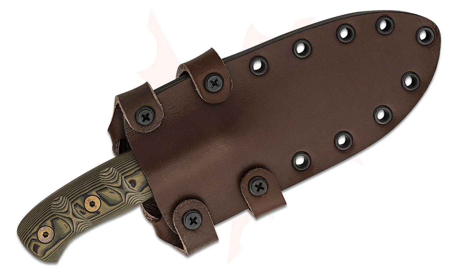 Dawson Knives Huntsman Fixed Blade Knife 4" CPM-MagnaCut Scorched Earth ...