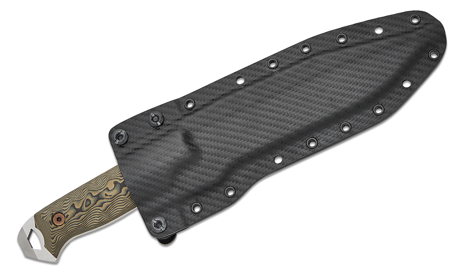 Dawson Knives Marauder Fixed Blade Knife 5.625" CPM-MagnaCut Satin Clip ...