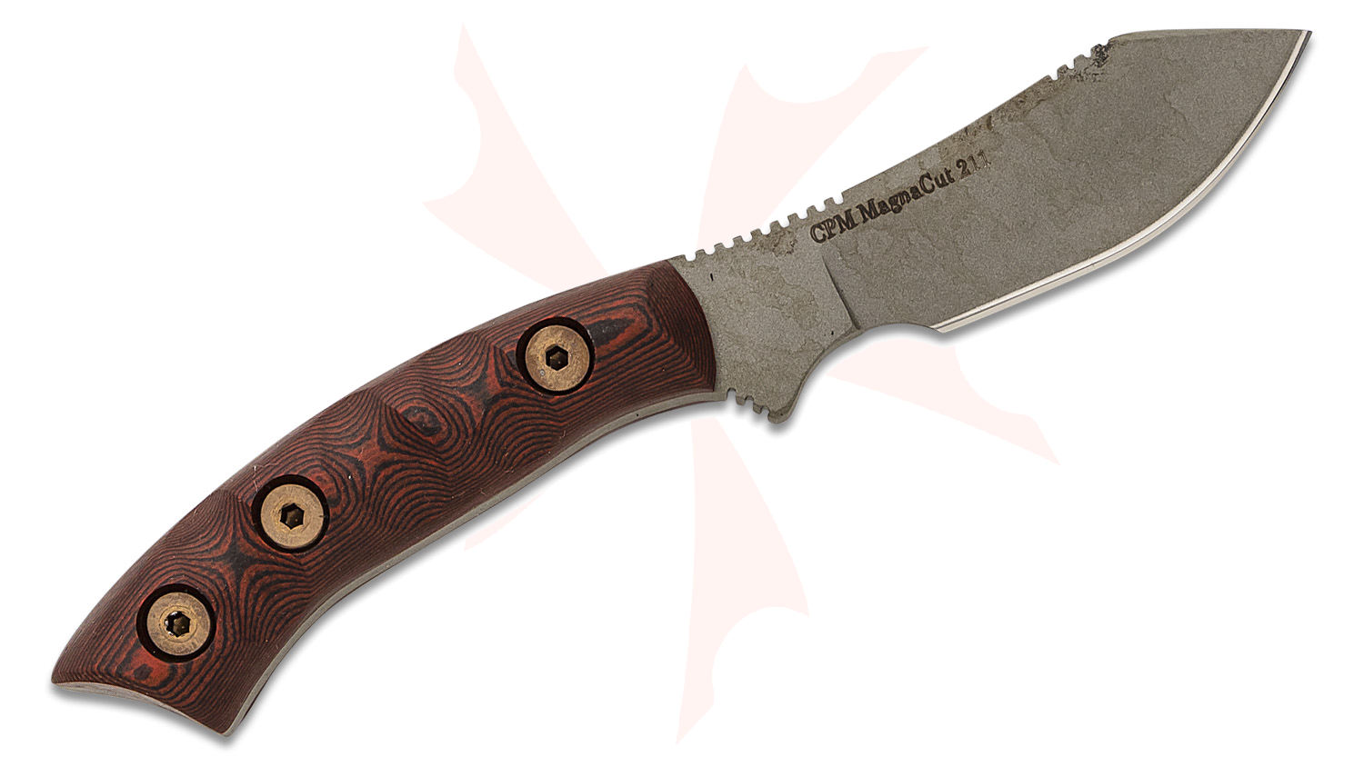 Dawson Knives Snakebite Fixed Blade Knife 3" CPM-MagnaCut Nuclear ...