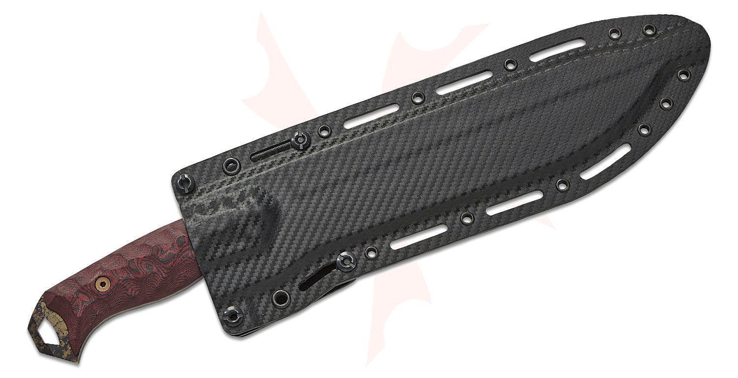Dawson Knives Seraphim SP GEN 2 Fixed Blade Knife 8" ProCut Wildfire ...