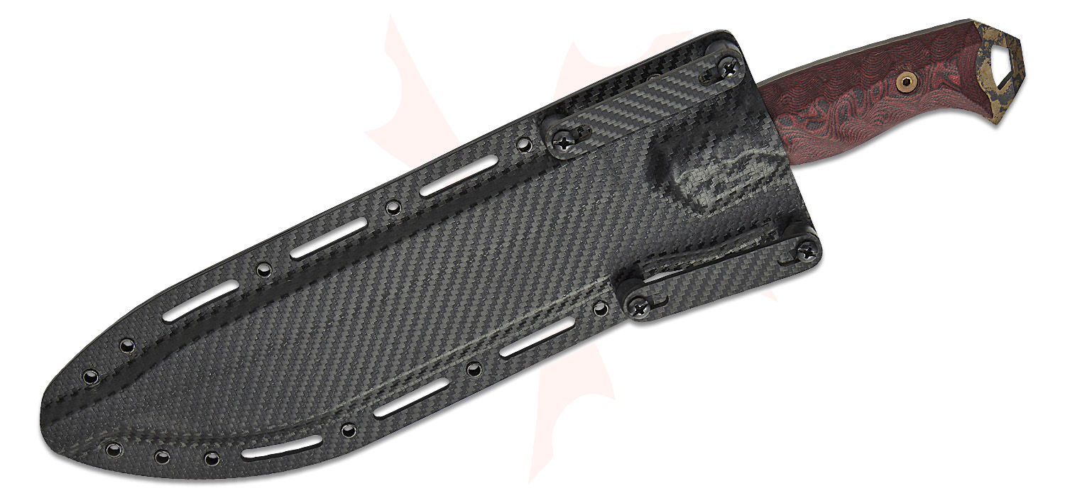 Dawson Knives Seraphim SP GEN 2 Fixed Blade Knife 8" ProCut Wildfire ...