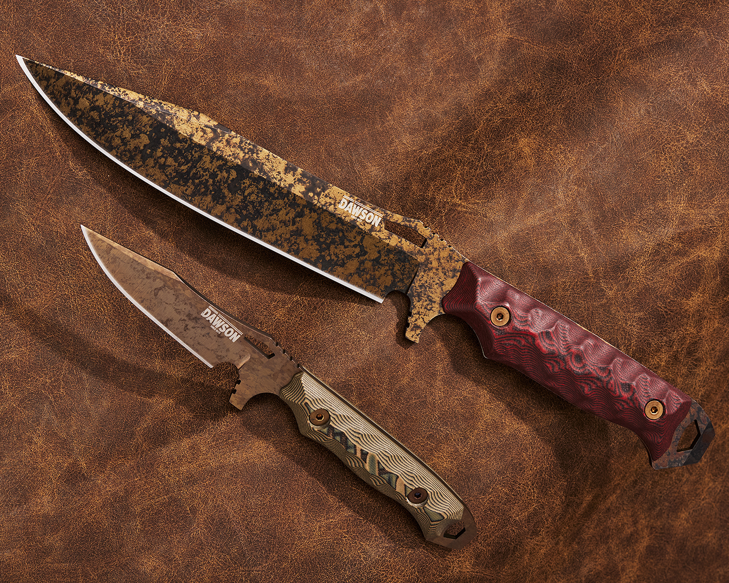 Dawson Knives Seraphim SP GEN 2 Fixed Blade Knife 8" ProCut Wildfire ...