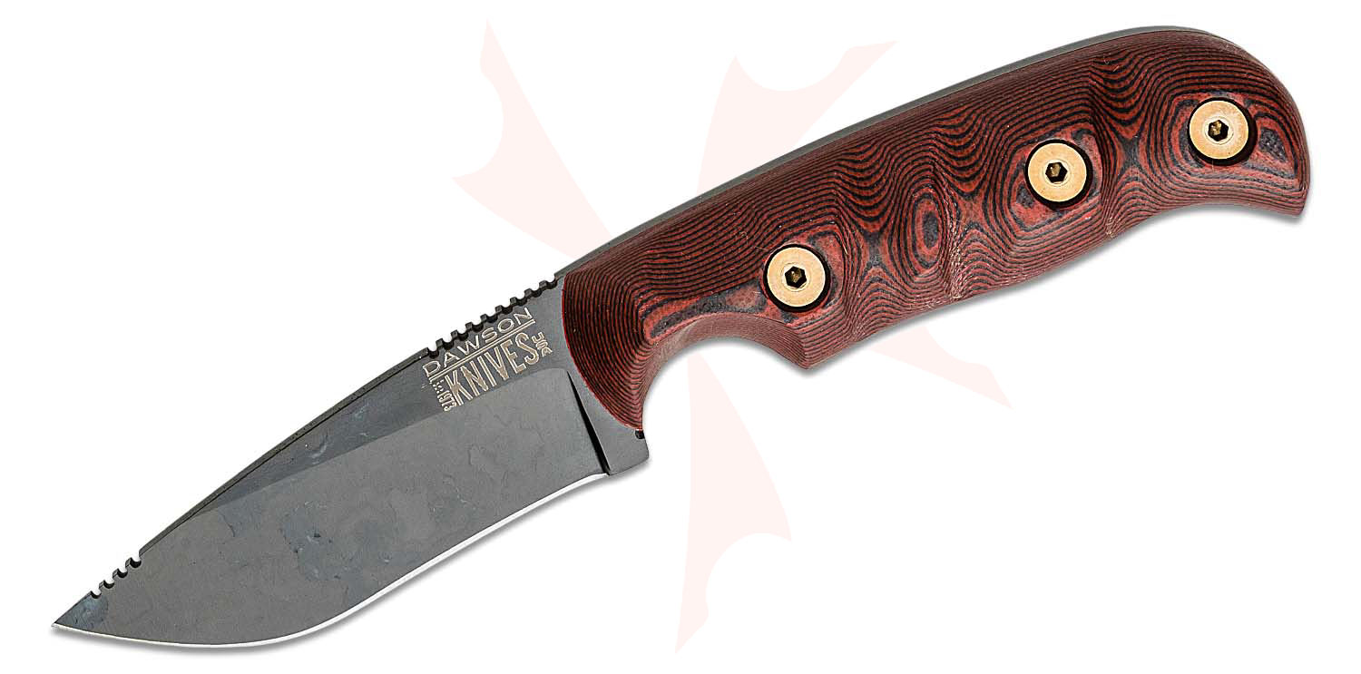 Dawson Knives Deep Notch Fixed Blade Knife 3.375" CPM-MagnaCut ...