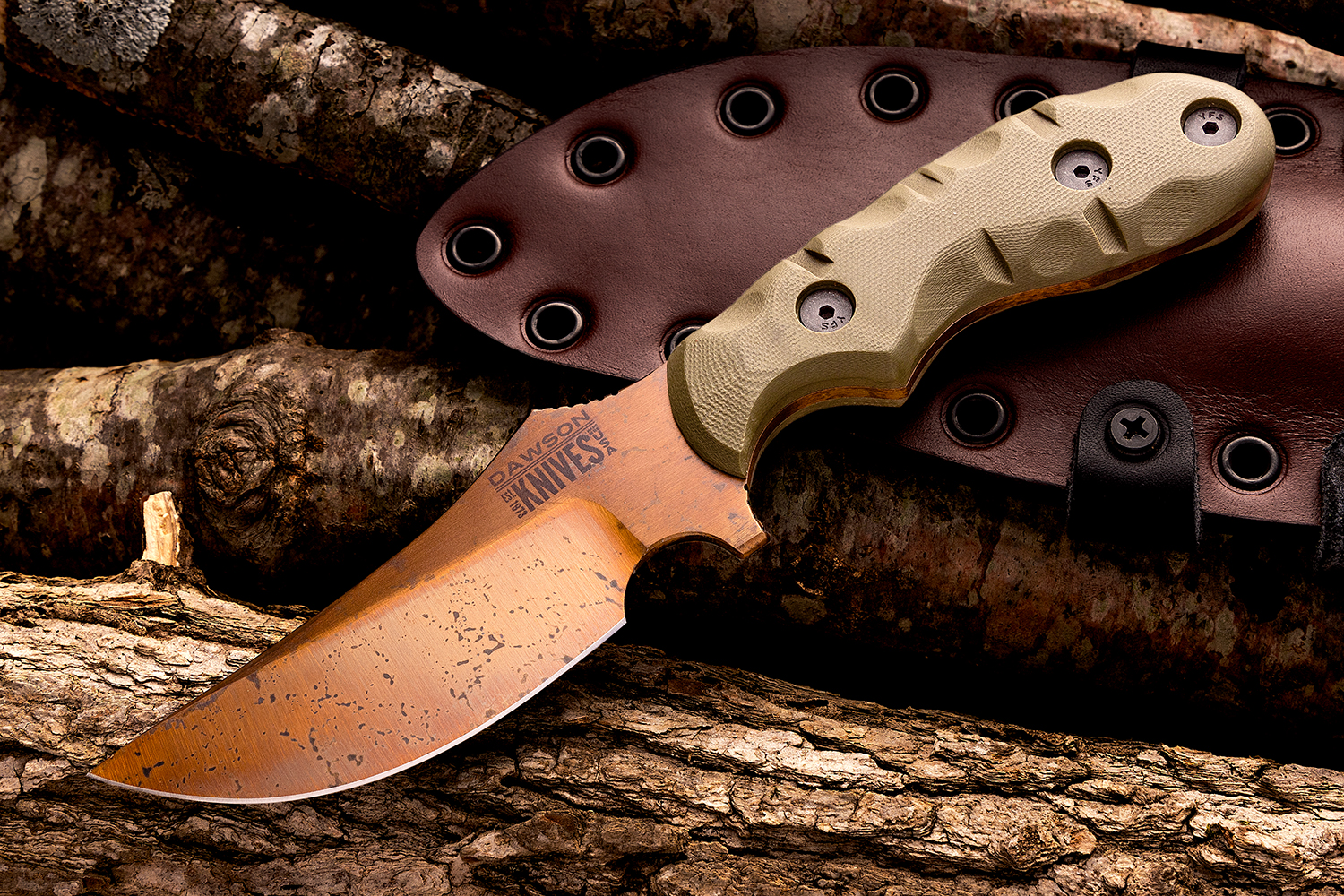 Dawson Knives Custom Forester Fixed Blade Knife 4" CPM-3V Arizona ...