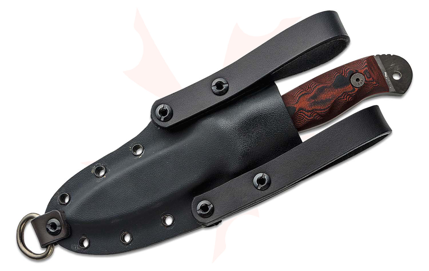 Dawson Knives Raider 4 Fixed Blade Knife 4.5" CPM-3V Hamon Drop Point ...
