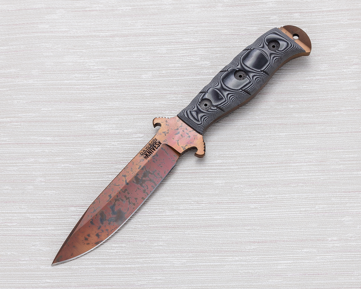 Dawson Knives Custom Raider 5 Fixed Blade Knife 5.5" CPM-3V Arizona ...