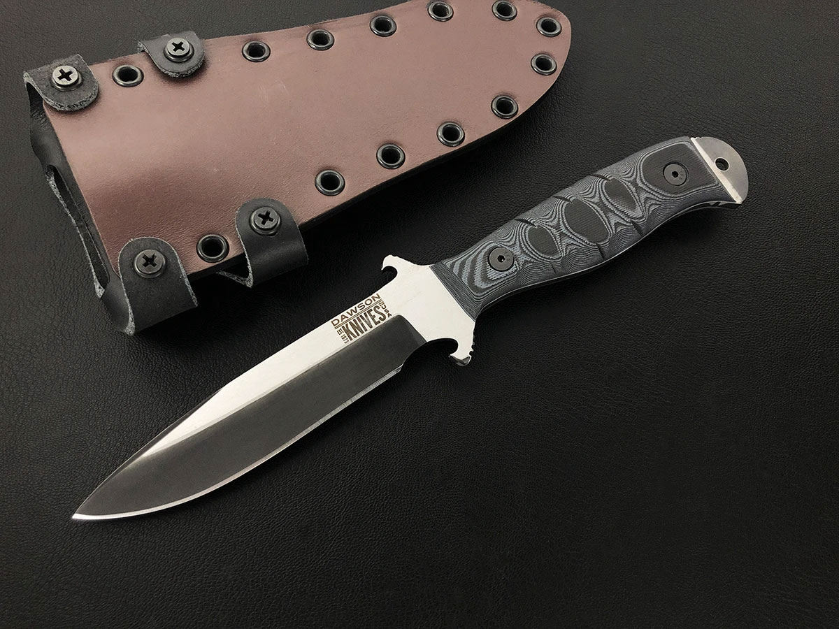 Dawson Knives Custom Raider 5 Fixed Blade Knife 5.5" CPM-3V Specter ...