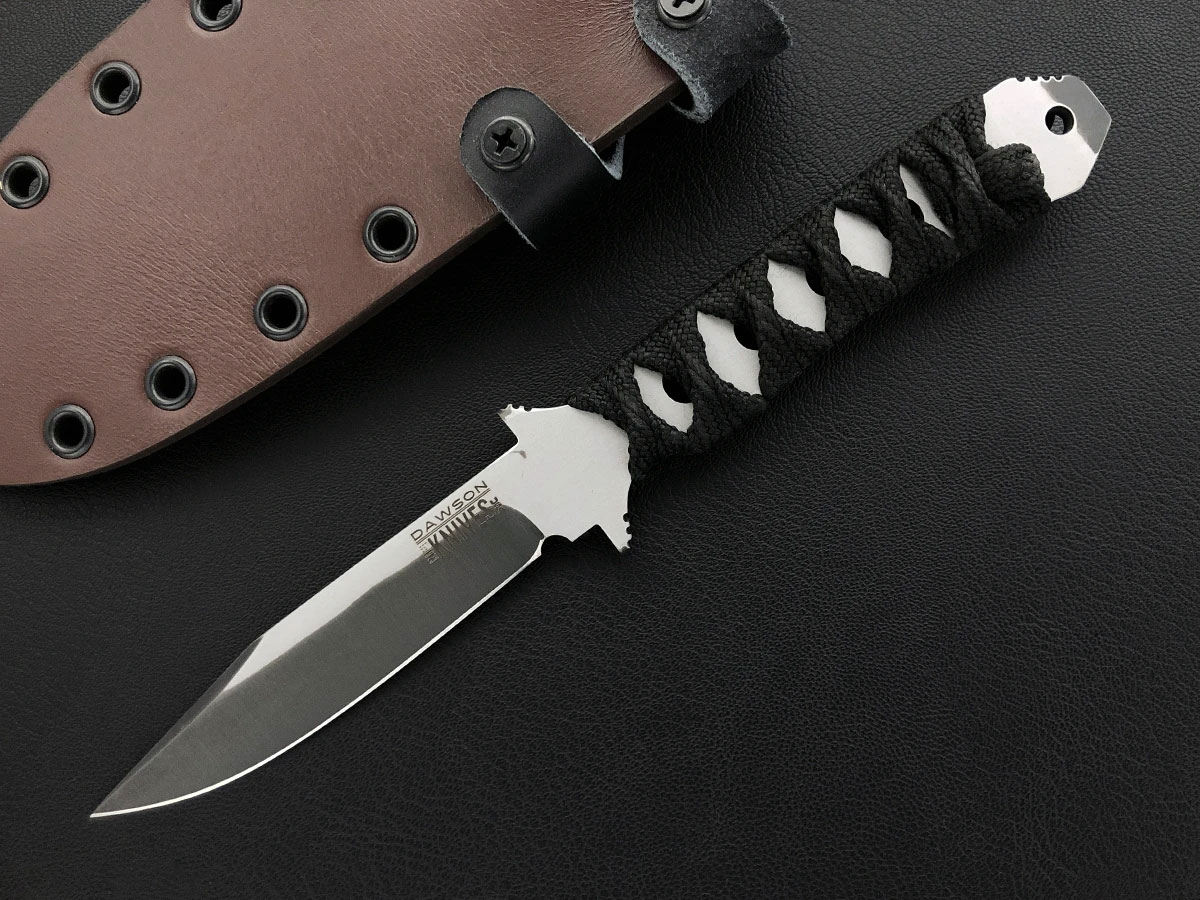 Dawson Knives Custom Timberwolf Fixed Blade Knife 4.125" CPM-3V Specter ...