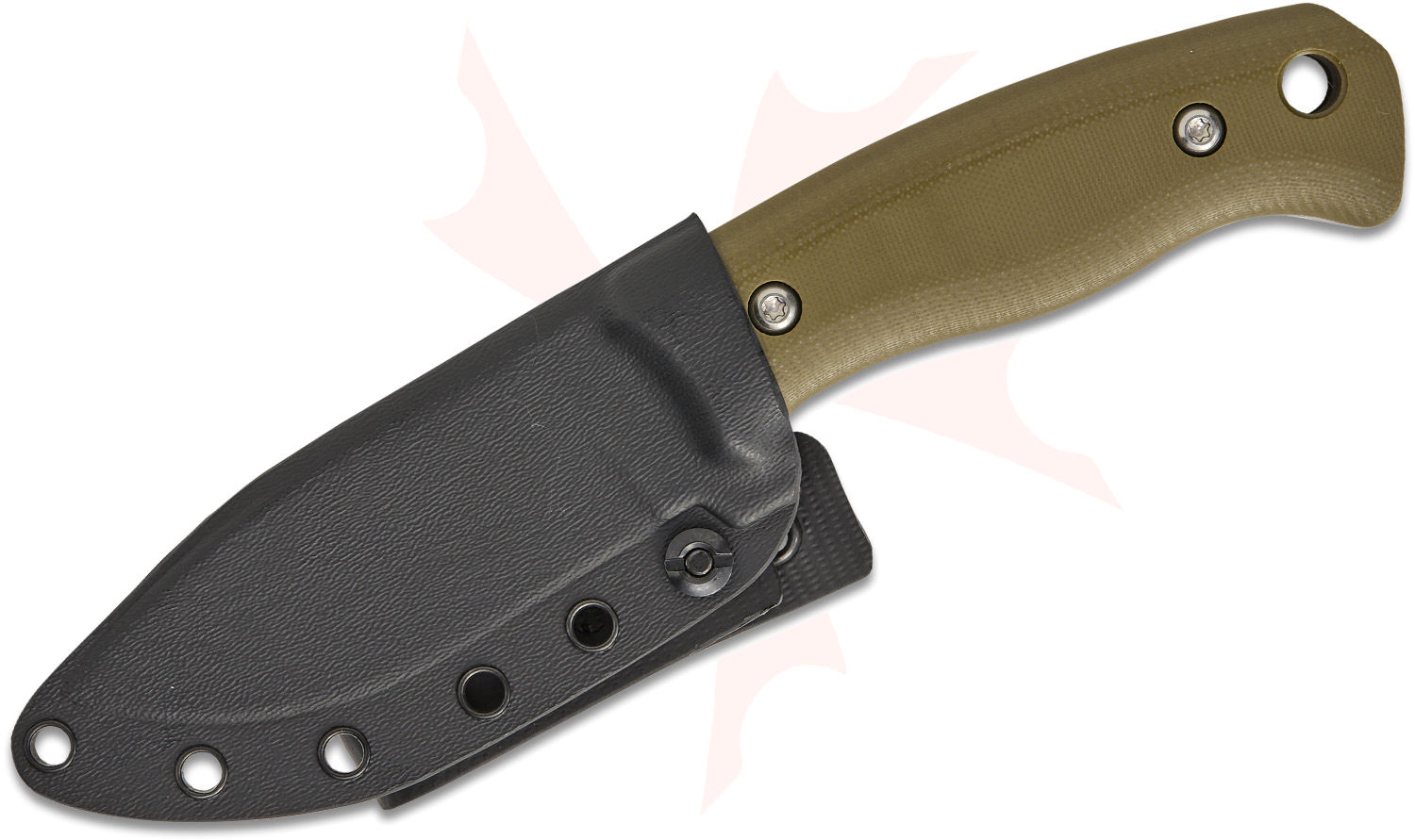 Defiant 7 Tom Krein Bullie Fixed Blade Knife 4" Bohler K110 (D2 ...