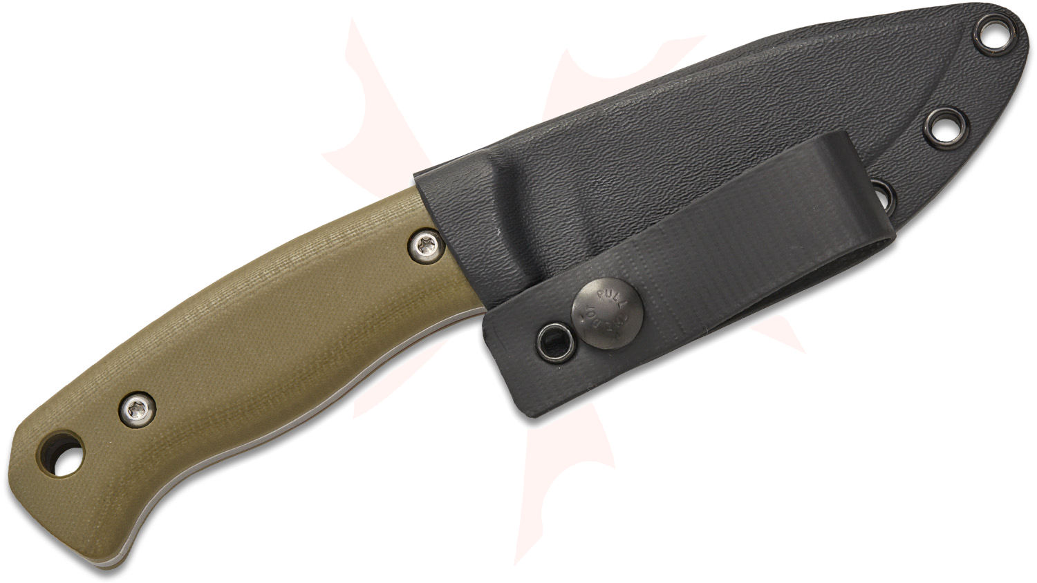 Defiant 7 Tom Krein Bullie Fixed Blade Knife 4" Bohler K110 (D2 ...