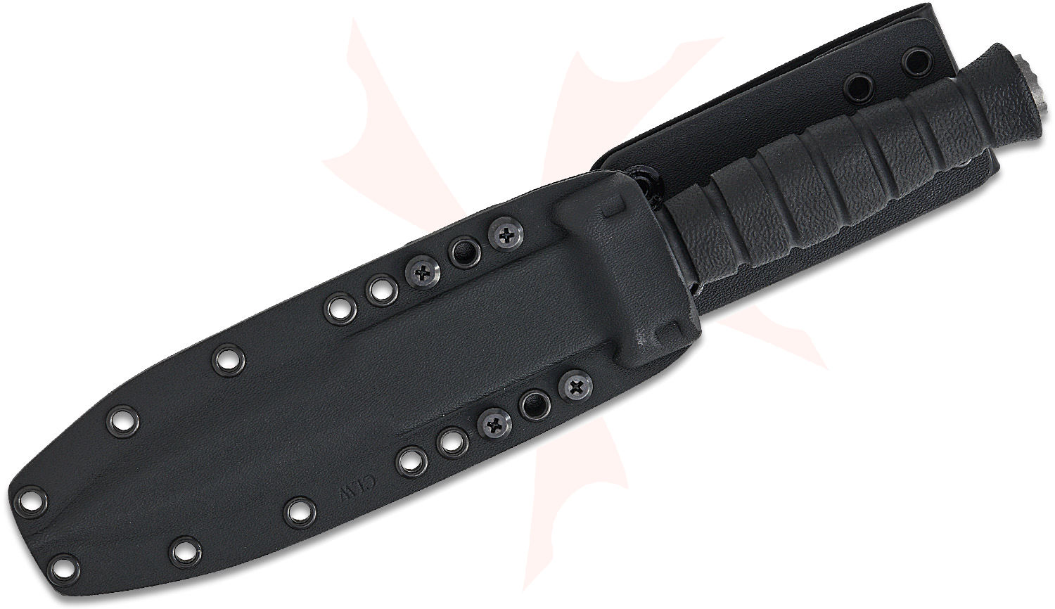 Defiant 7 Les George M320G Fixed Blade Knife 6.75" CPM-3V Stonewashed ...