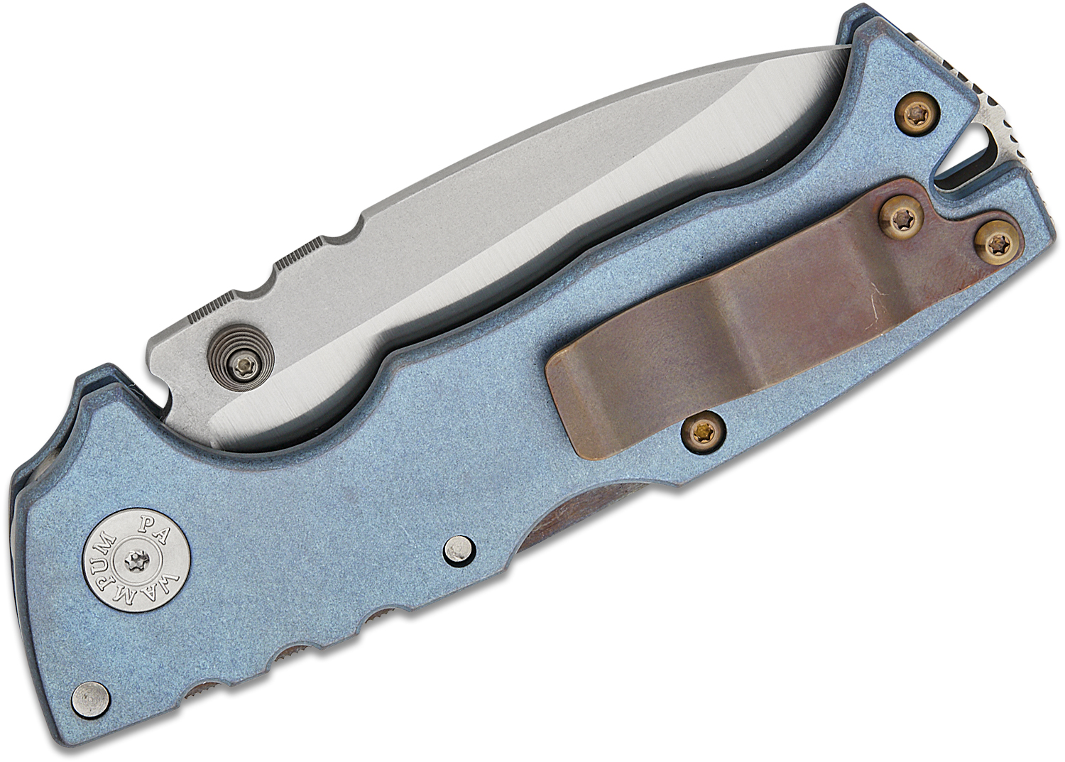 Andrew Demko Custom AD10 Folding Knife 3.5" CPM-MagnaCut Hand Ground ...