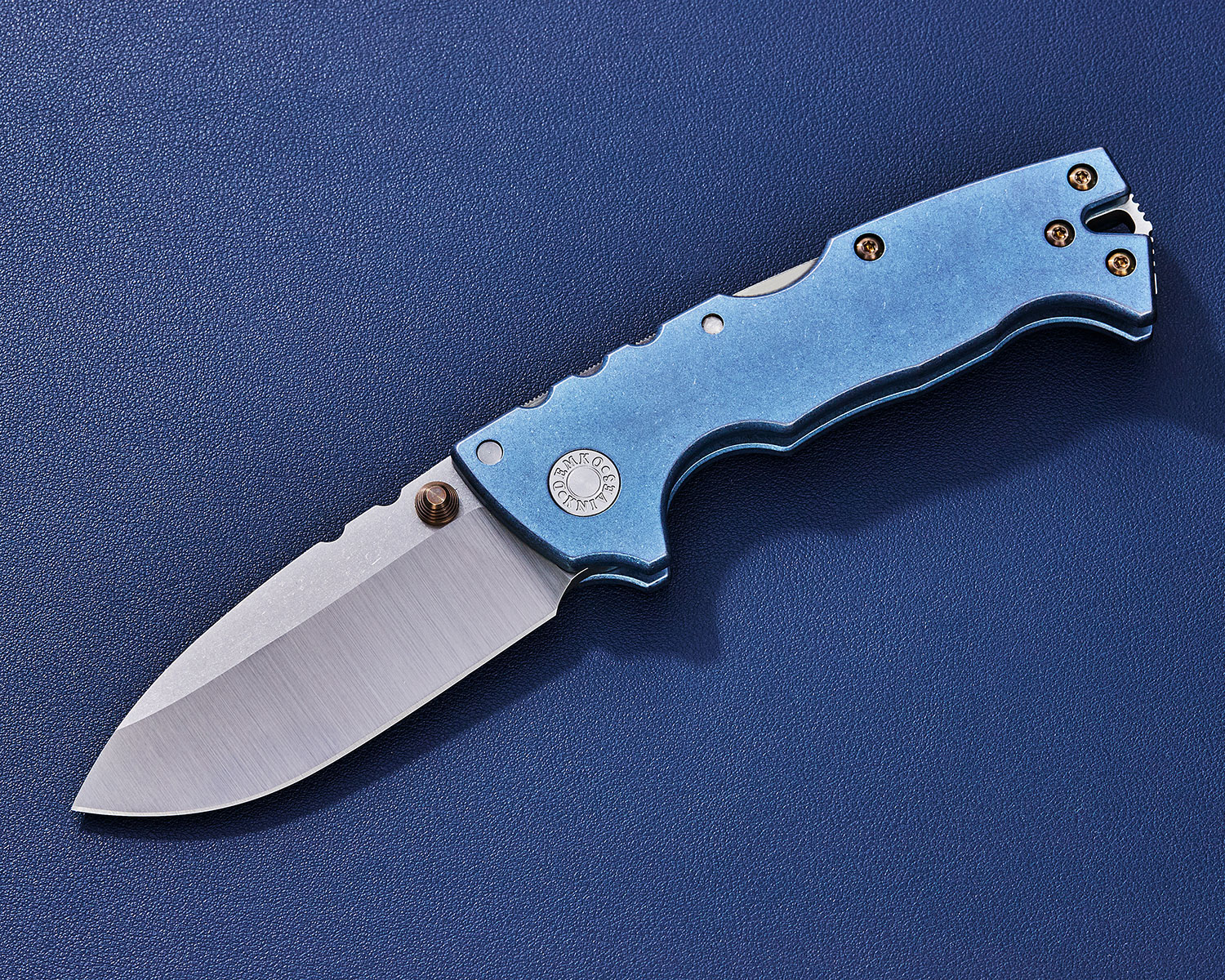 Andrew Demko Custom AD10 Folding Knife 3.5" CPM-MagnaCut Hand Ground ...