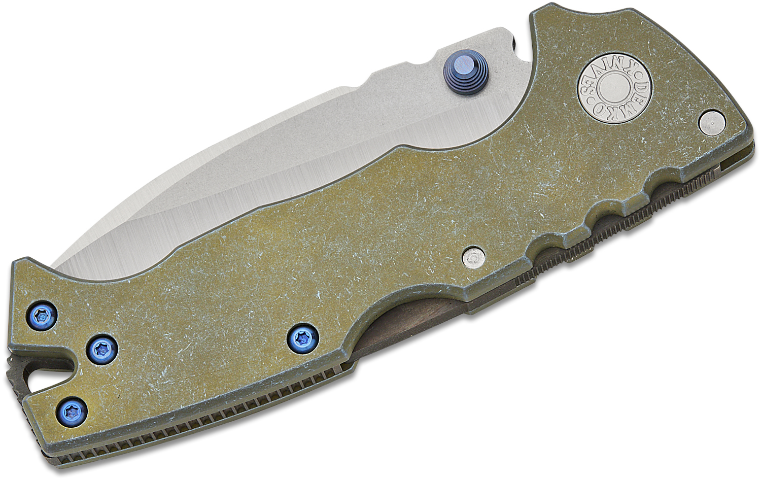Andrew Demko Custom AD10 Folding Knife 3.5" CPM-MagnaCut Hand Ground ...