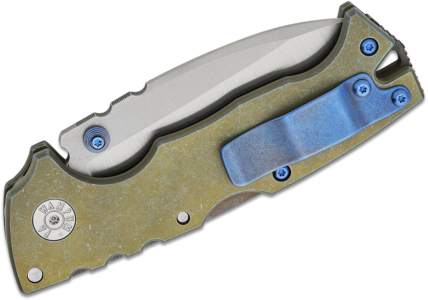 Andrew Demko Custom AD10 Folding Knife 3.5" CPM-MagnaCut Hand Ground ...