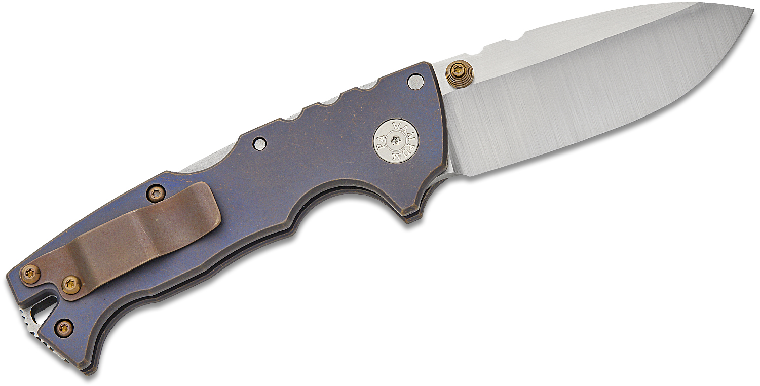 Andrew Demko Custom AD10 Folding Knife 3.5" CPM-MagnaCut Hand Ground ...