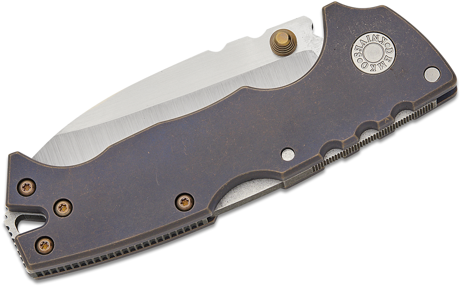 Andrew Demko Custom AD10 Folding Knife 3.5" CPM-MagnaCut Hand Ground ...