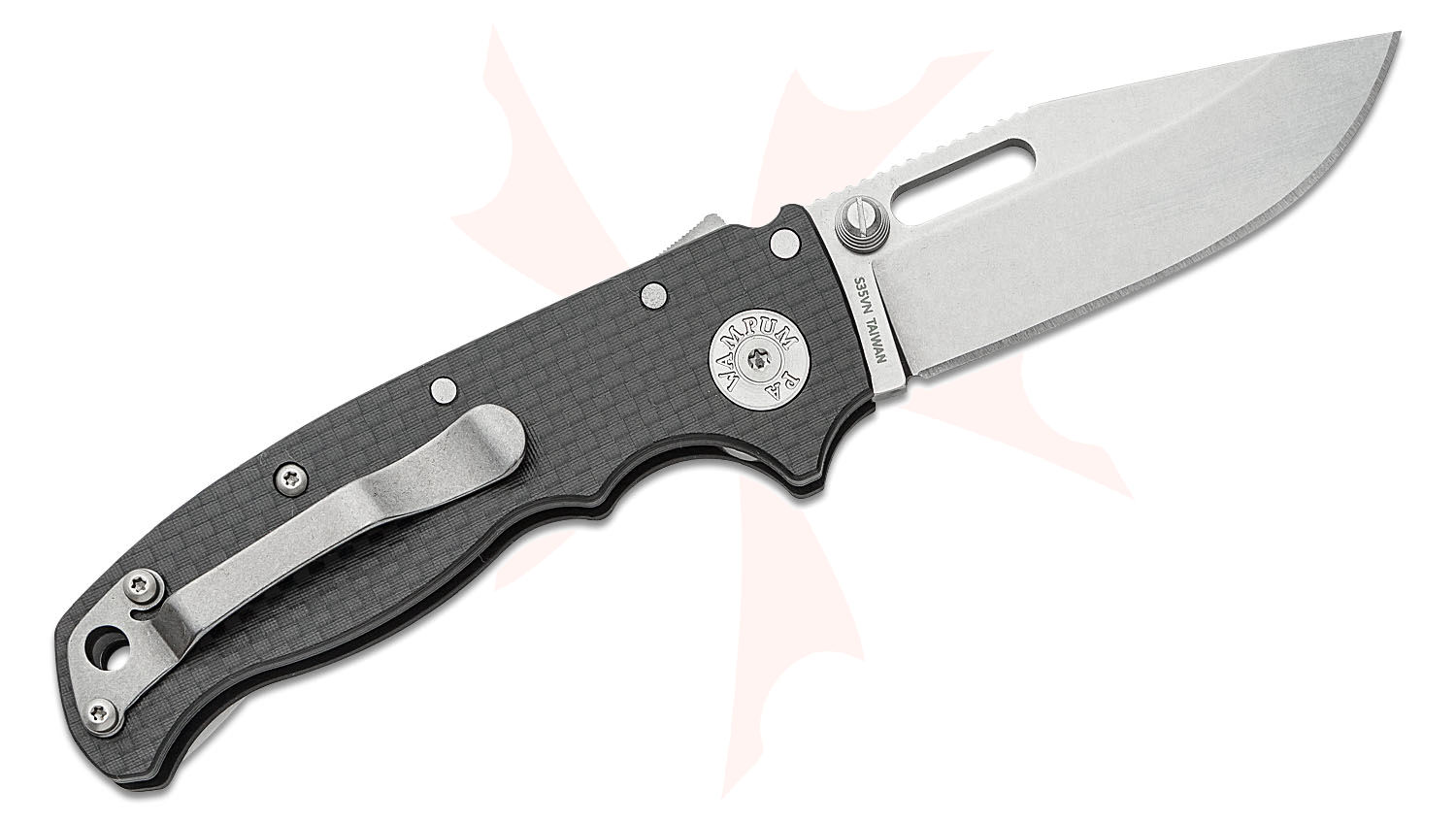 Andrew Demko AD20.5 Shark Lock Folding Knife 3.2" CPM-S35VN Clip Point Blade, Carbon Fiber ...
