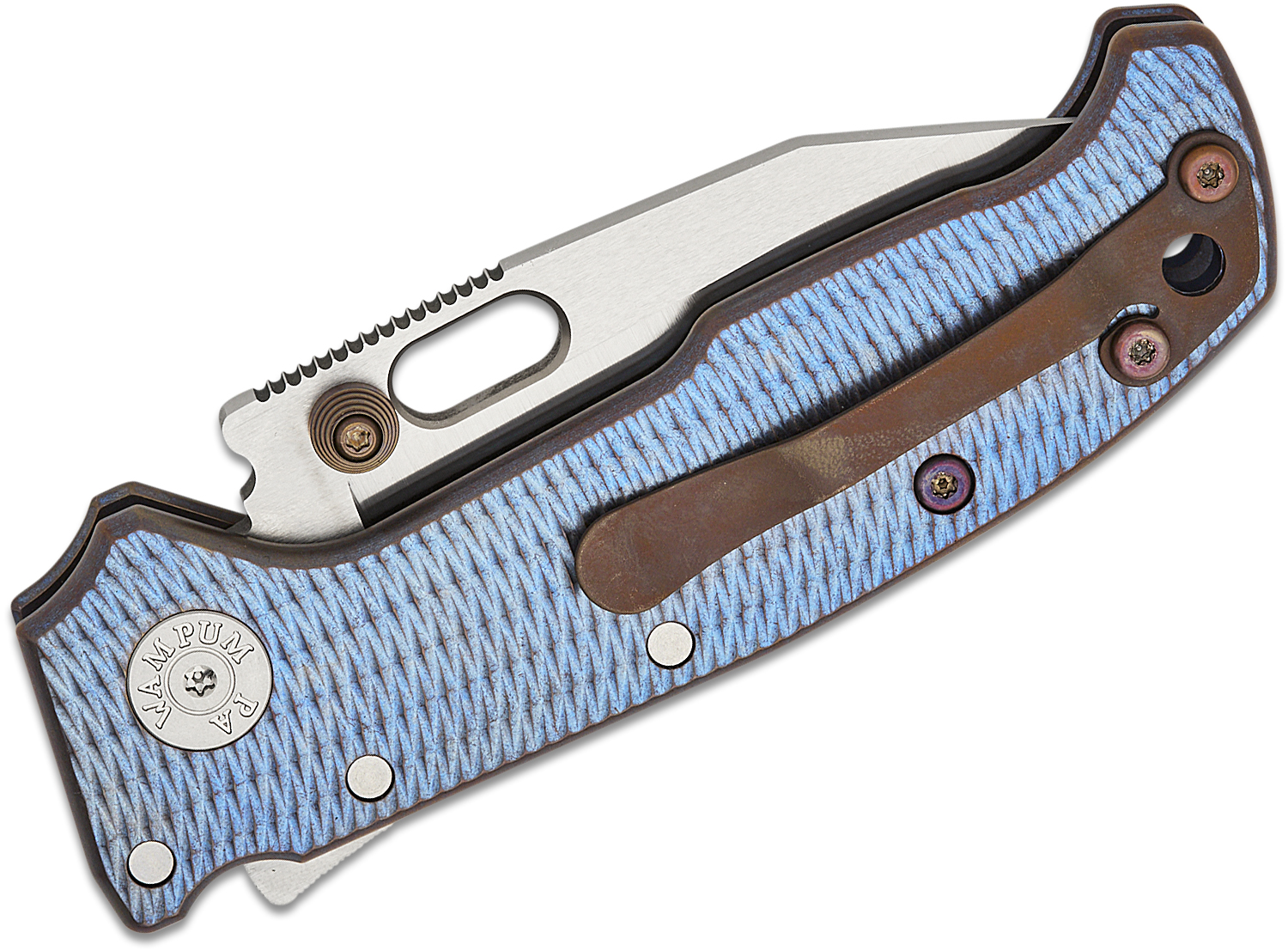 Andrew Demko Custom AD20 Compact Shark Lock Folding Knife 3.25" CPM-MagnaCut Hand Hollow Ground ...