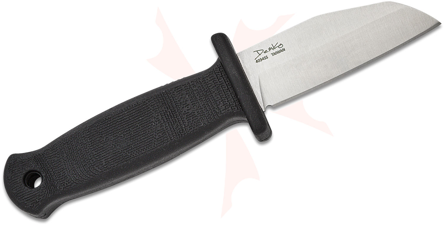 Demko Knives Armiger 2 Fixed Blade Neck Knife 2" 4034 Satin Shark Foot ...