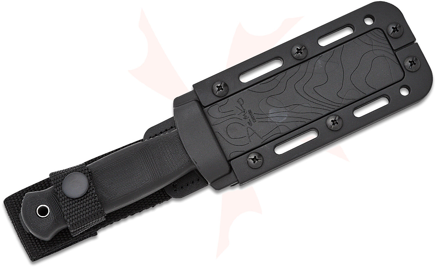 Demko Knives Armiger 4 Fixed Blade Boot Knife 4.25" 80CrV2 Black Powder ...