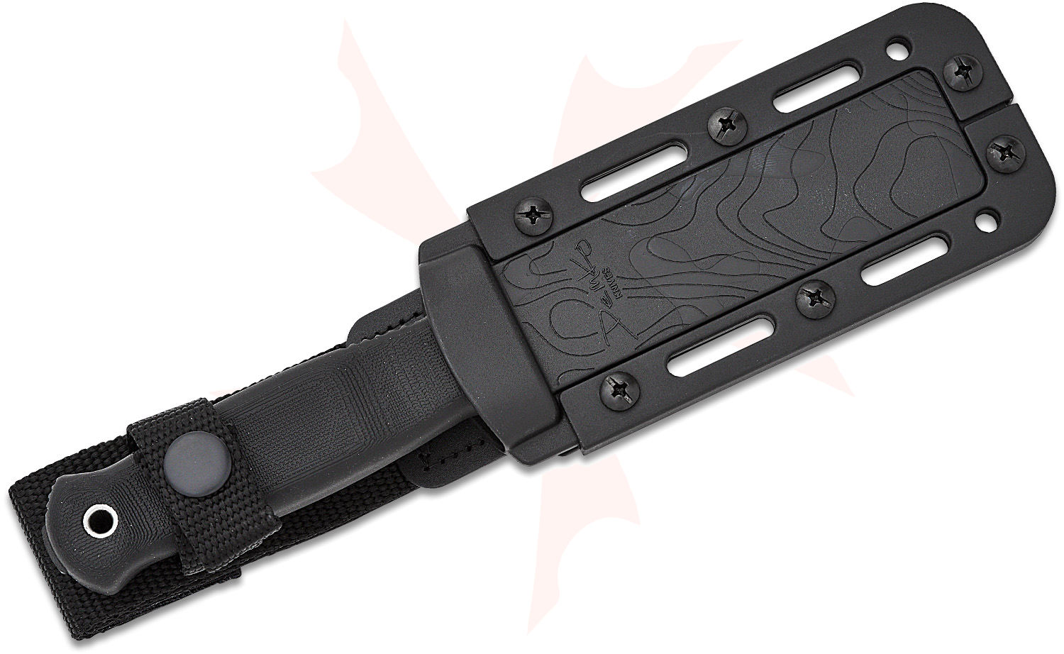 Demko Knives Armiger 4 Fixed Blade Boot Knife 4.25" 80CrV2 Black Powder ...