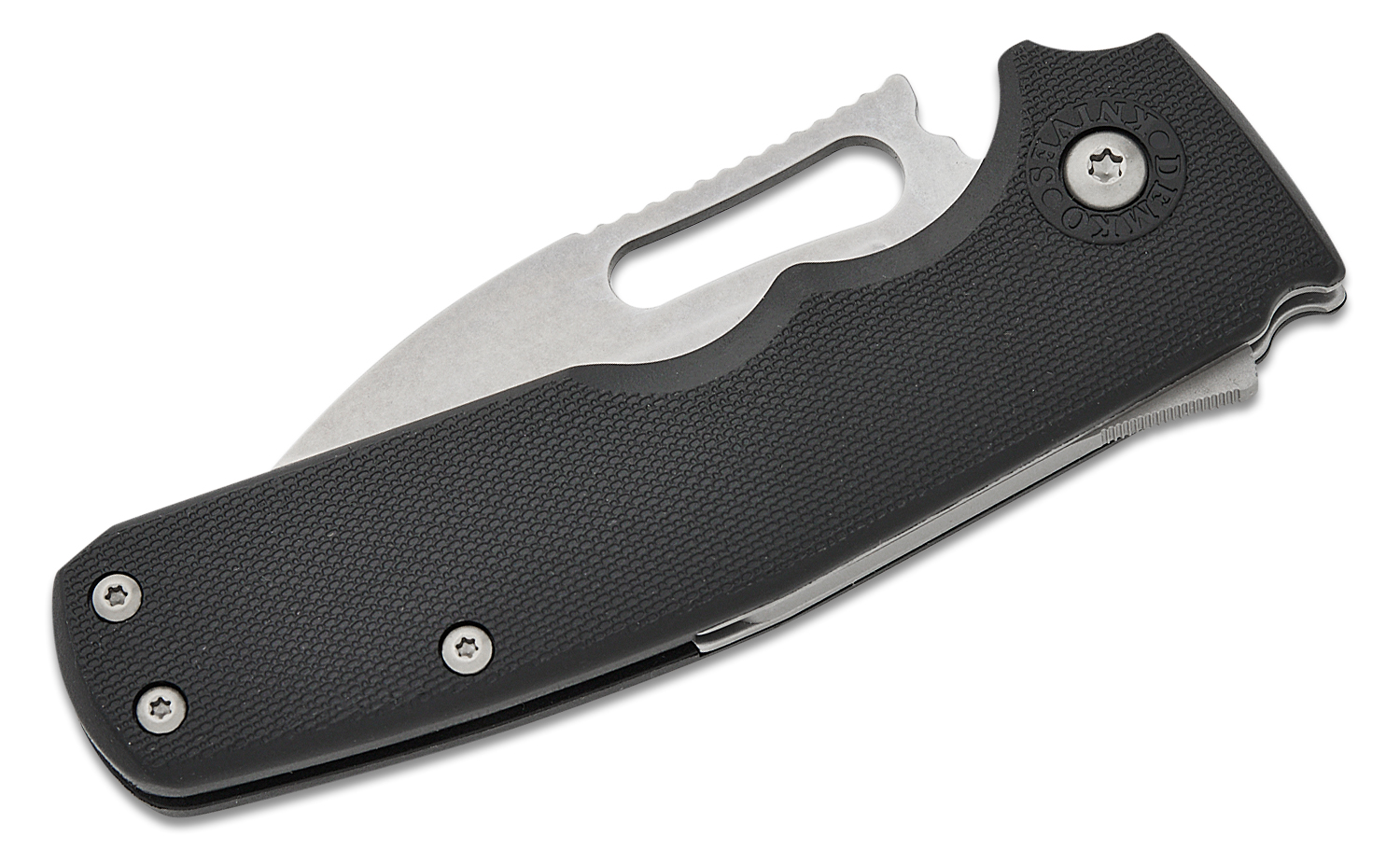 Andrew Demko AD20.5 Shark Cub Shark Lock Folding Knife 2.75" AUS-10A Stonewashed Slicer Shark ...