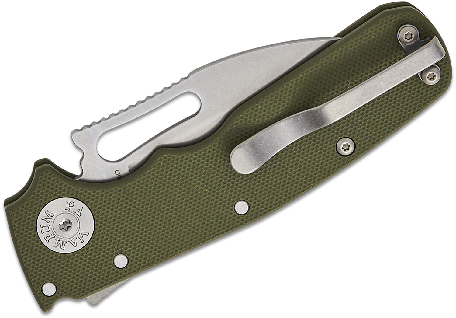 Andrew Demko Shark-Cub Shark Lock Folding Knife 2.75" CPM-20CV Stonewashed Slicer Shark Blade ...
