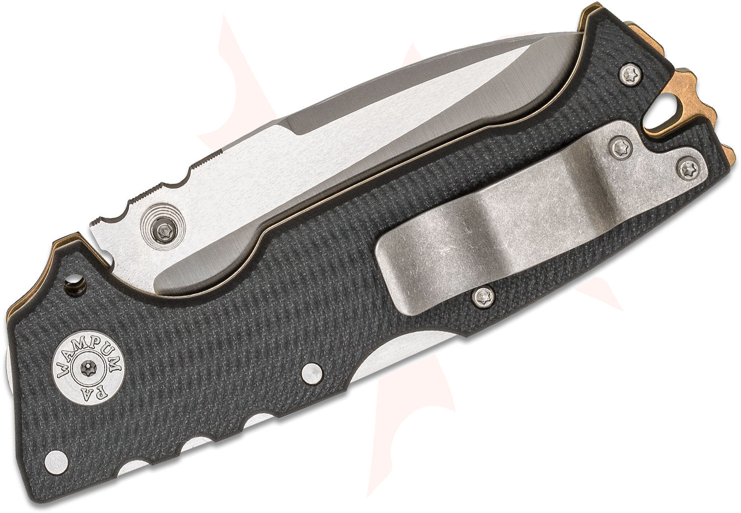 Andrew Demko Custom AD10 Folding Knife 3.5" CPM-20CV Satin Drop Point ...