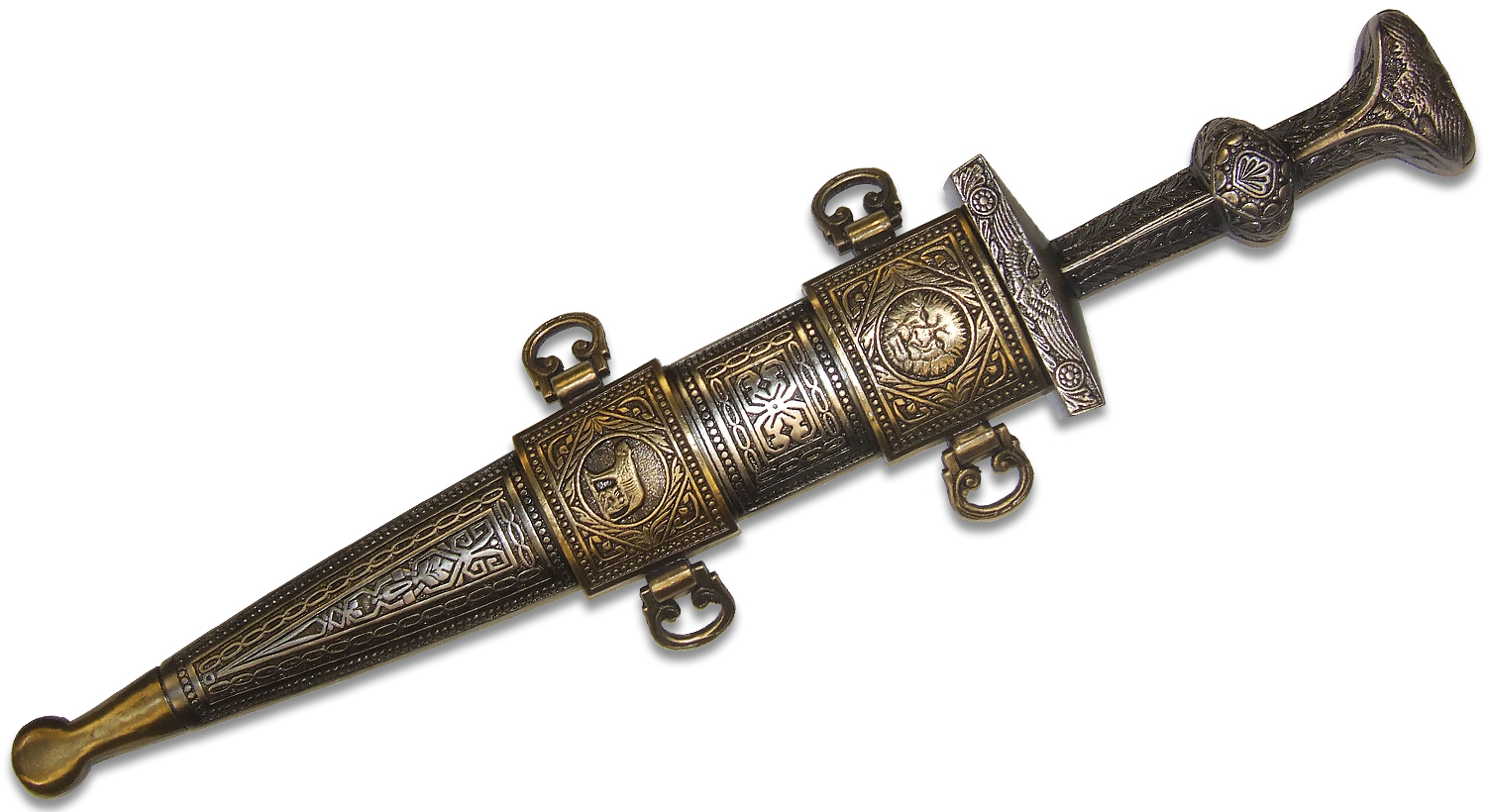 Denix Reproduction Roman Dagger with Scabbard, 1st Century B.C ...