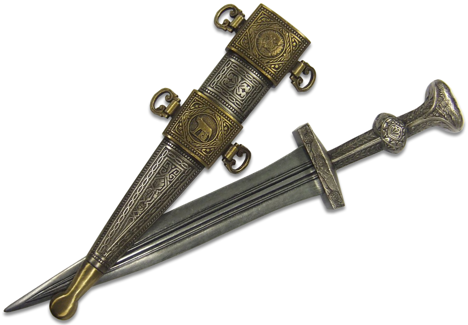 Denix Reproduction Roman Dagger with Scabbard, 1st Century B.C ...