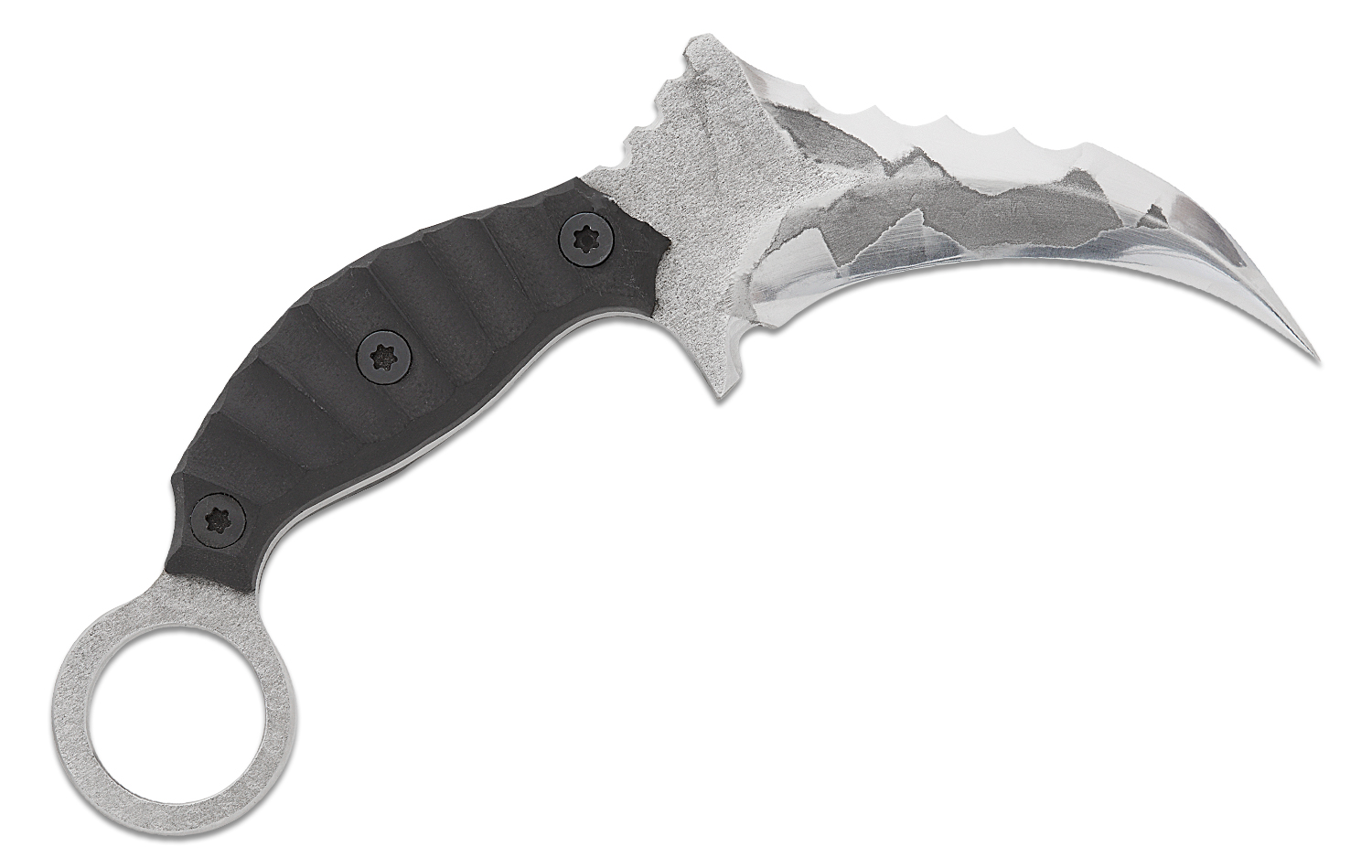 Rich Derespina Custom Model 2 Karambit Fixed Blade Knife 3.75" 154CM Double Edge Hawkbill Blade ...