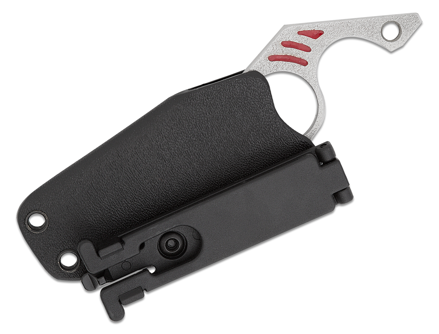Derespina Custom "Nix" Fixed Neck Knife 2.5" 154CM Chisel Ground Double ...