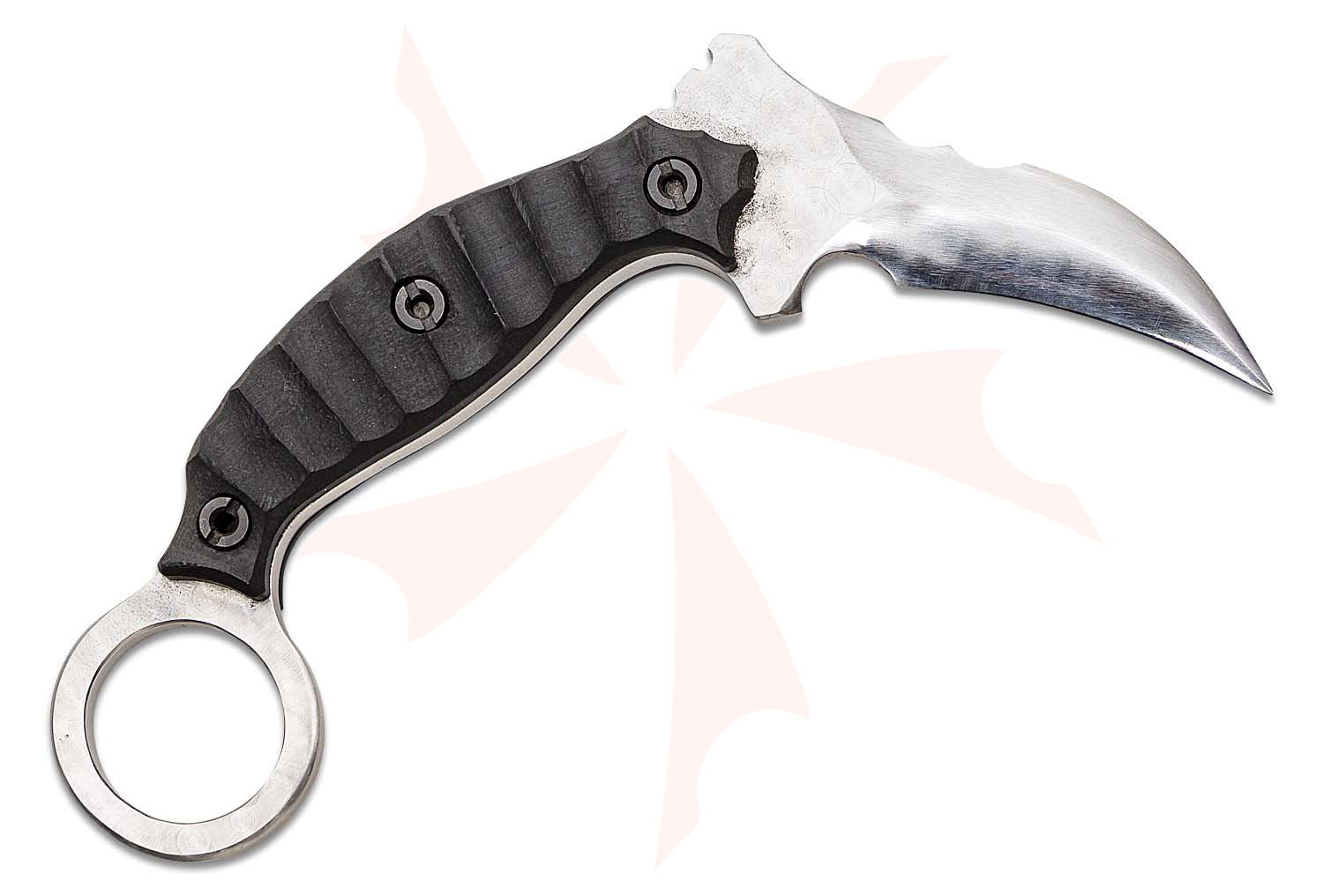 Derespina Custom Model 10 Karambit Fixed Blade Knife 2.75" Double Edge ...
