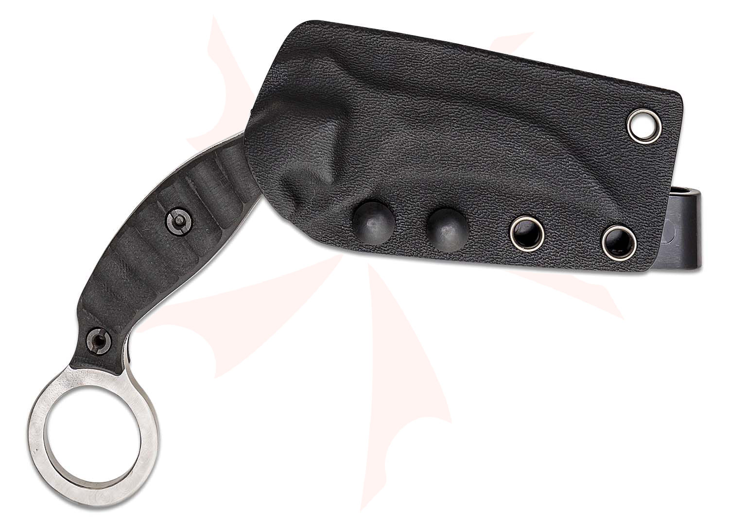 Derespina Custom Model 10 Karambit Fixed Blade Knife 2.75" Double Edge ...