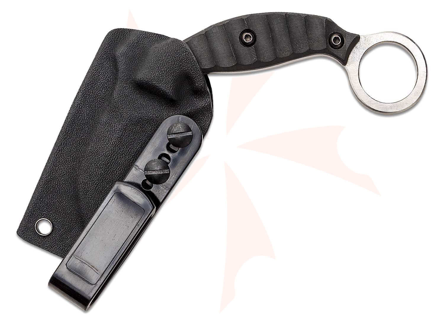 Derespina Custom Model 10 Karambit Fixed Blade Knife 2.75" Double Edge ...