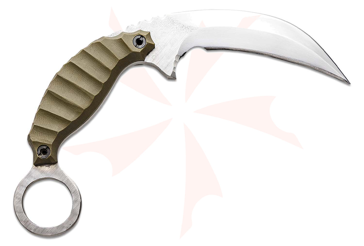 Rich Derespina Custom Model 11 Kuku Hanuman Karambit Fixed Blade Knife ...