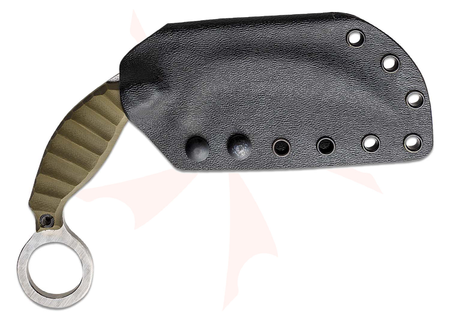 Rich Derespina Custom Model 11 Kuku Hanuman Karambit Fixed Blade Knife ...