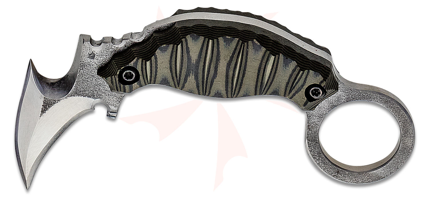 Rich Derespina Custom Lucky Model 13 Karambit Fixed Blade Knife 2.05 ...