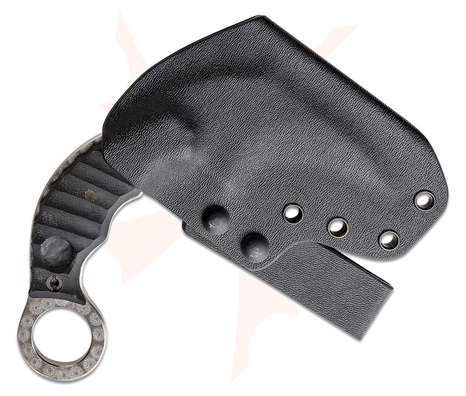 Rich Derespina Custom Model 21 Karambit Fixed Blade Knife 3.25" Triple ...