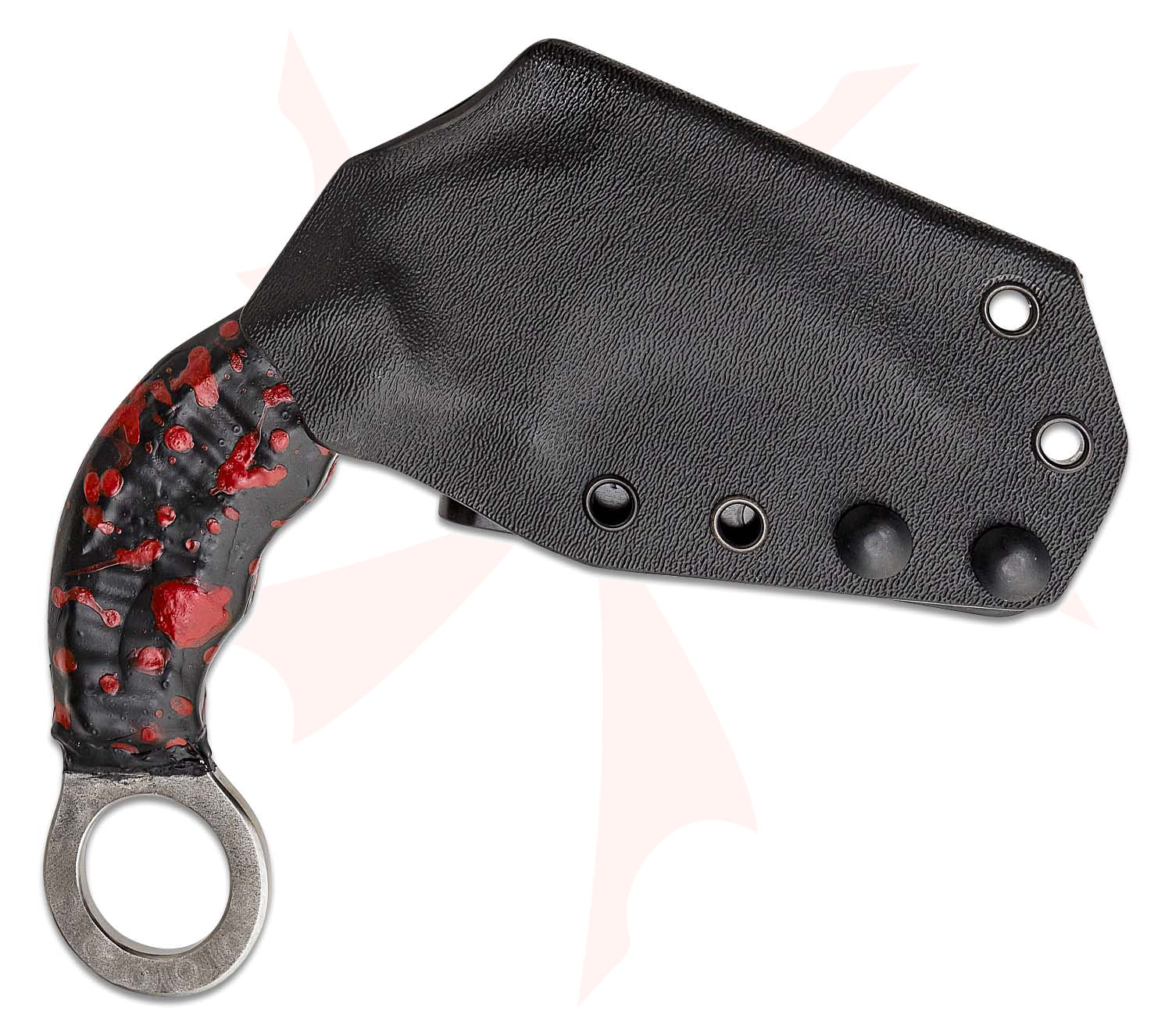 Rich Derespina Custom Model 21 Karambit Fixed Blade Knife 3.25" Triple ...