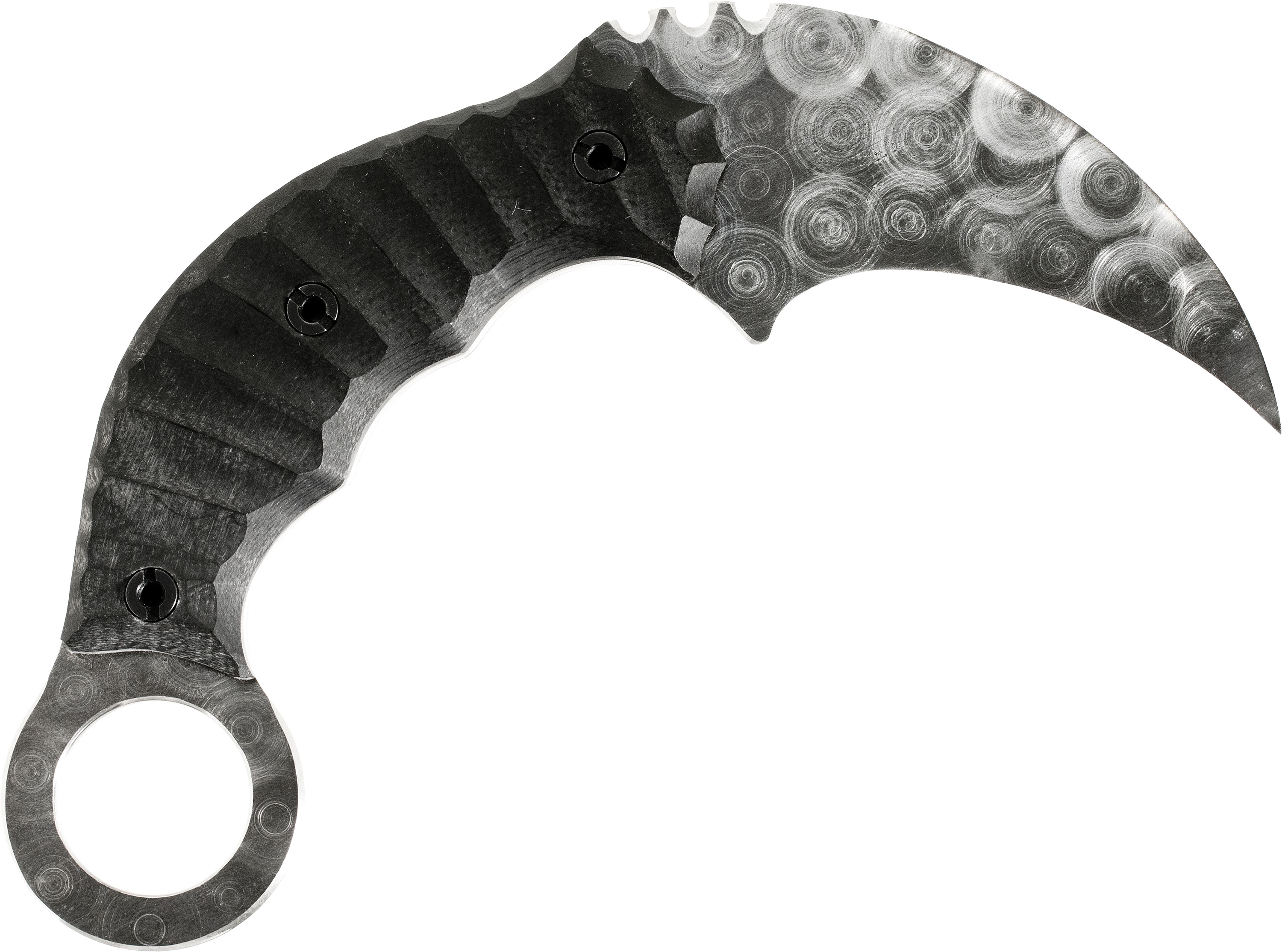 Custom Model 8 Karambit Fixed 3" Double Edge 154CM Hawkbill Blade ...