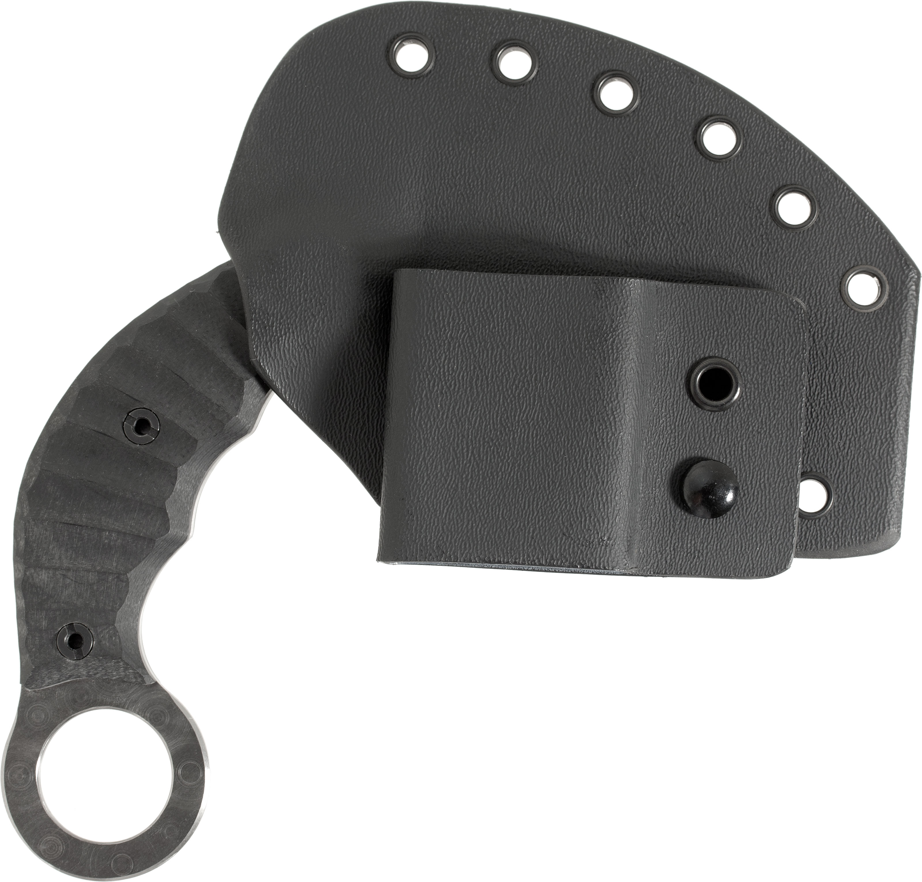 Custom Model 8 Karambit Fixed 3" Double Edge 154CM Hawkbill Blade ...